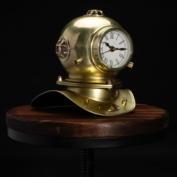 American Maritime Deep Sea Divers Helmet Clock – Aviation Sterling